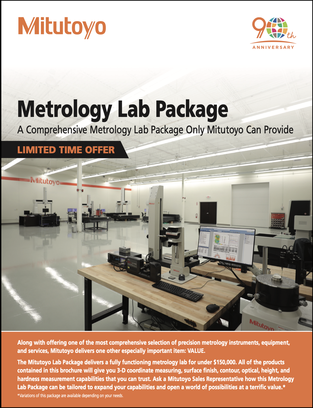 Mitutoyo Metrology Lab Package